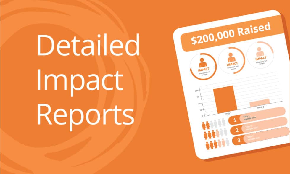 How to create detailed impact reports for your donors